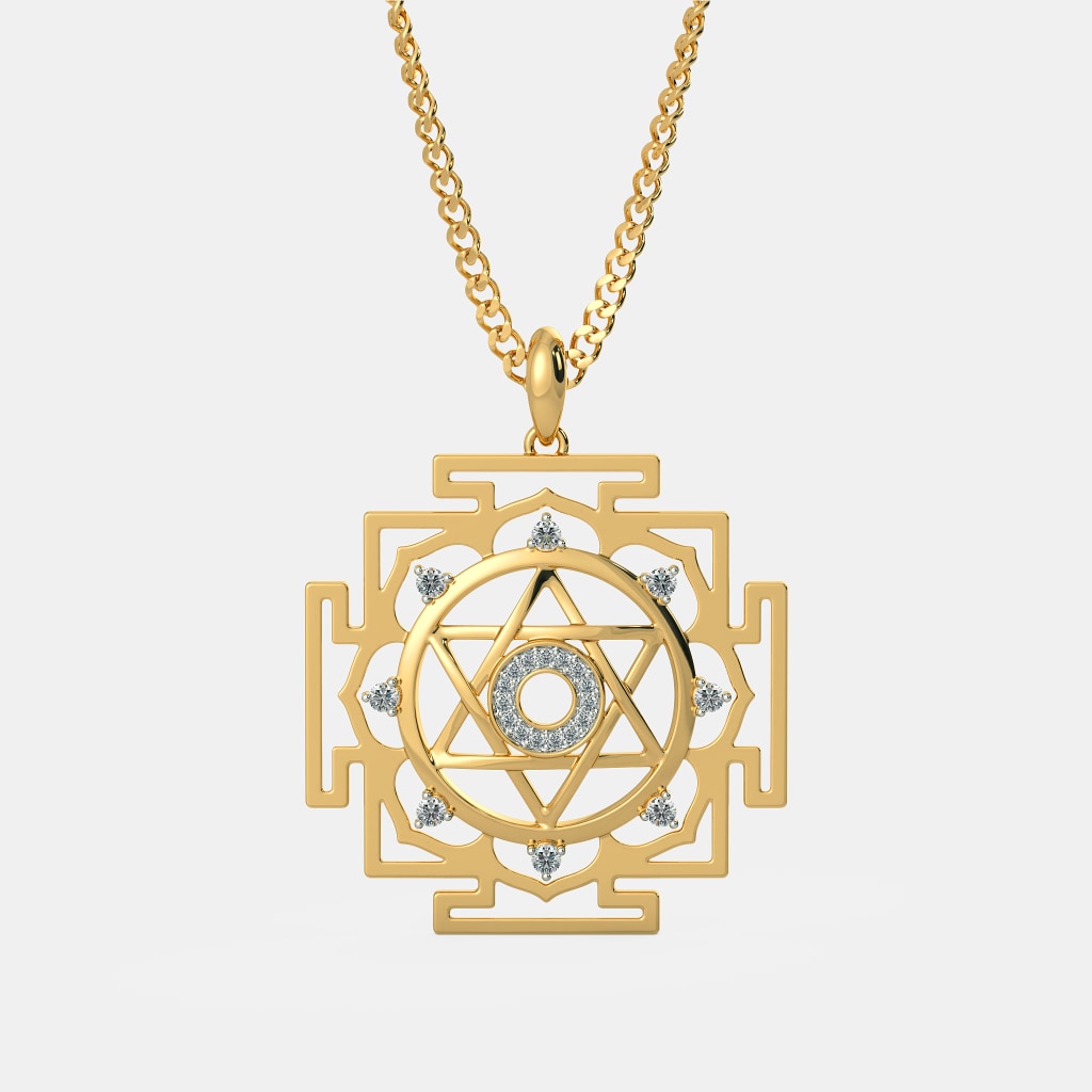 The Kuber Yantra Pendant | BlueStone.com