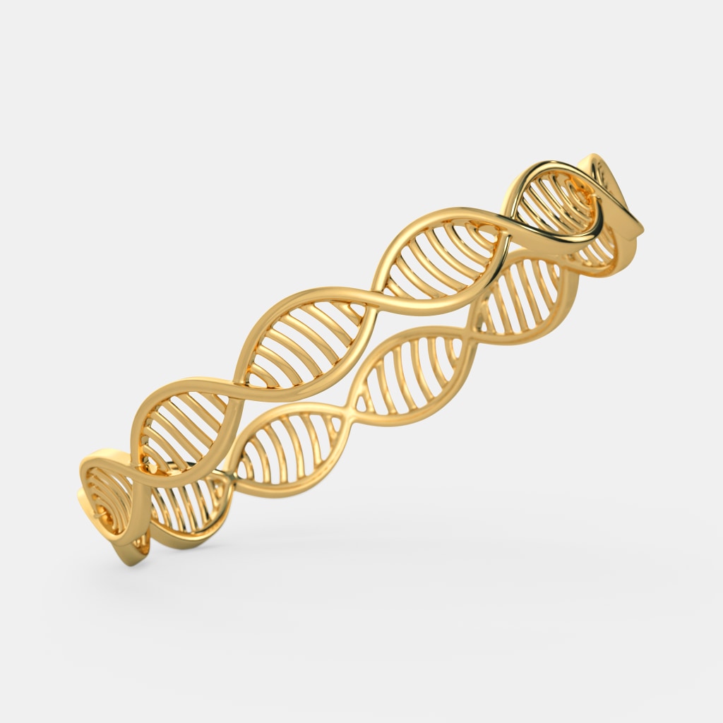 The Influential Structure Bangle | BlueStone.com